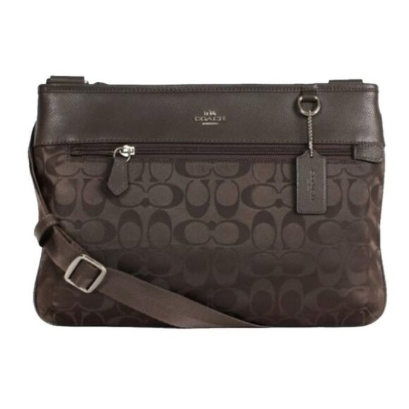 Coach | Bags | Coach Signature Brown Spencer Crossbody Purse | Poshmark